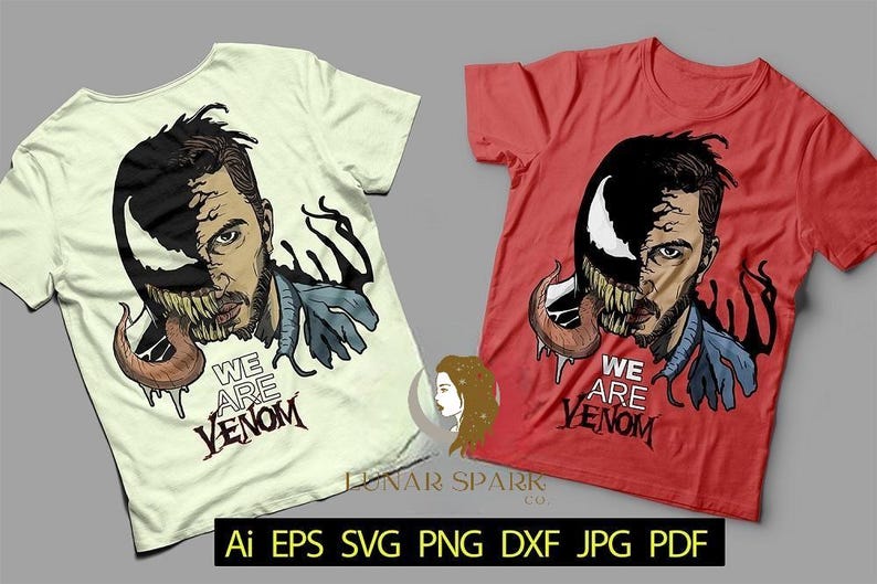 We Are Venom SVG, Symbiote Comic Vector (digital File) - Etsy