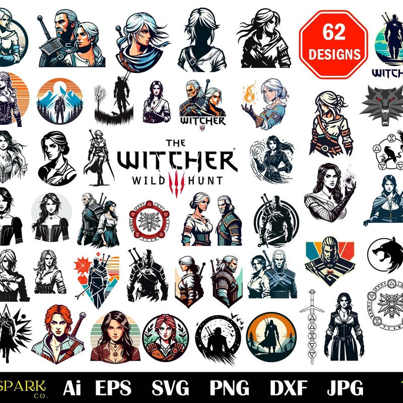 The witcher series logo - Etsy.de