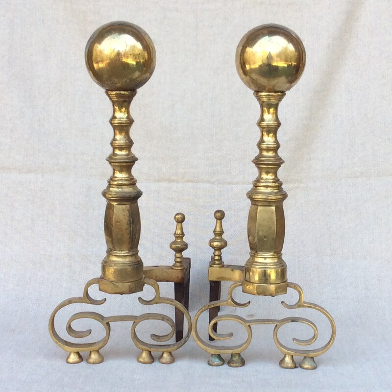 Large Andirons - Etsy