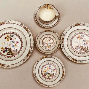 1930s Vintage Spode Breakfast Set 5 Pieces - Etsy