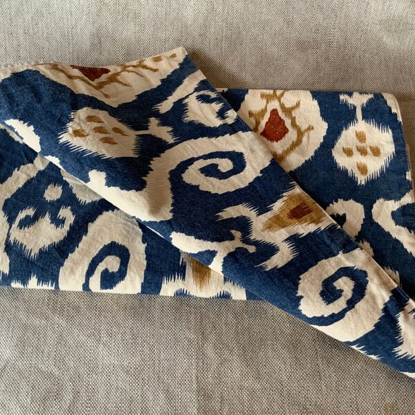 Linen Ikat - Etsy