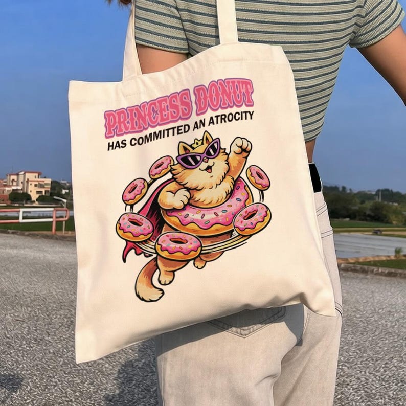 Dungeon Crawler Carl Tote Bag - Princess Donut & Mongo - Etsy
