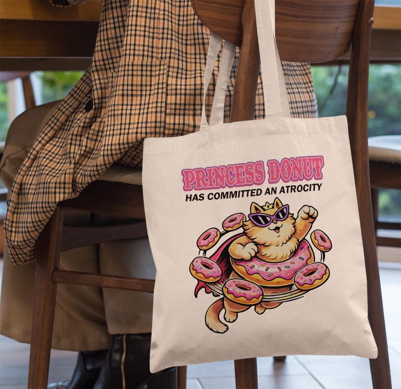 Dungeon Crawler Carl Tote Bag - Princess Donut & Mongo - Etsy