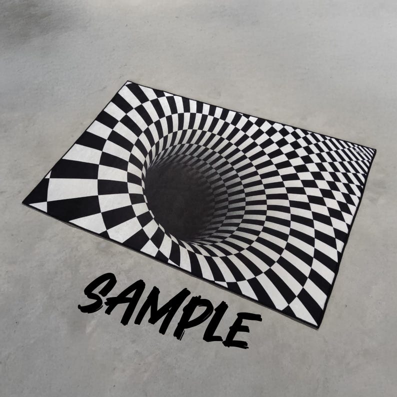 Mystic Winter Deer Runner Rug • Red & Gold Nordic Forest Carpet ...