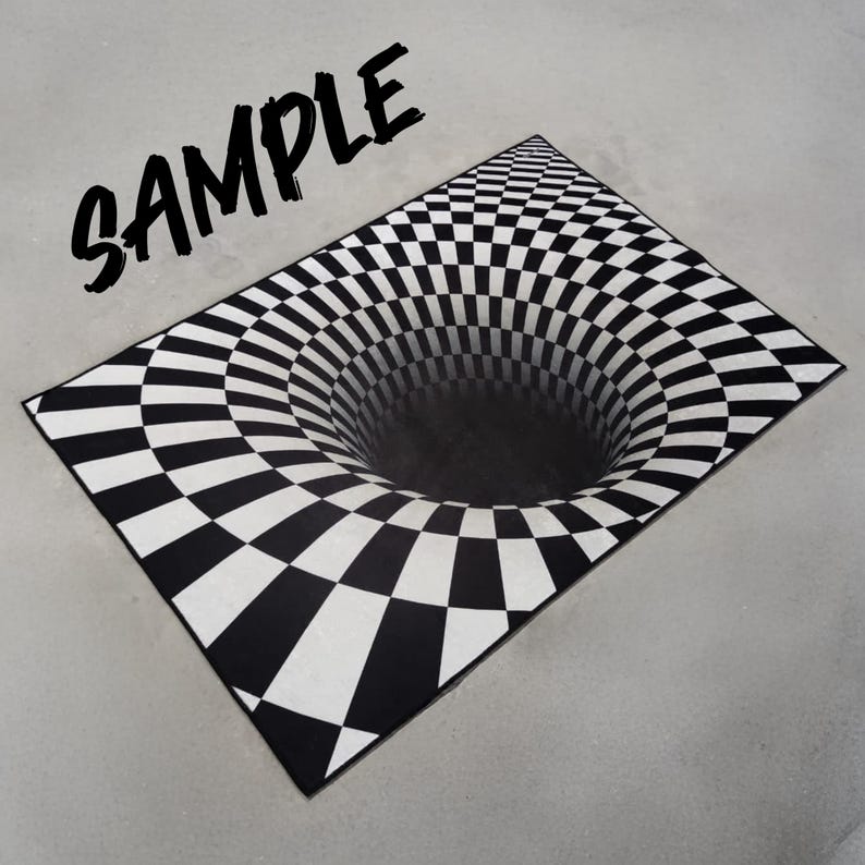 Mystic Winter Deer Runner Rug • Red & Gold Nordic Forest Carpet ...