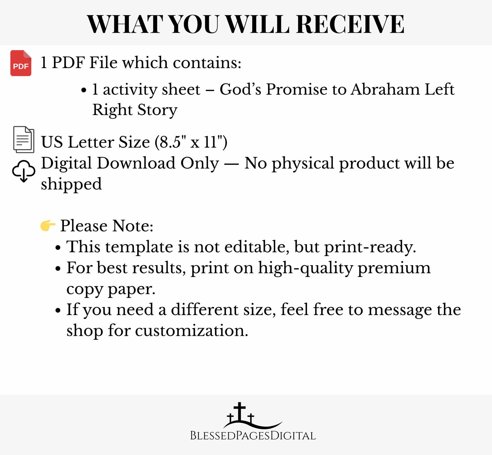 God's Promise to Abraham Left-right Bible Story Game: Church Activity ...