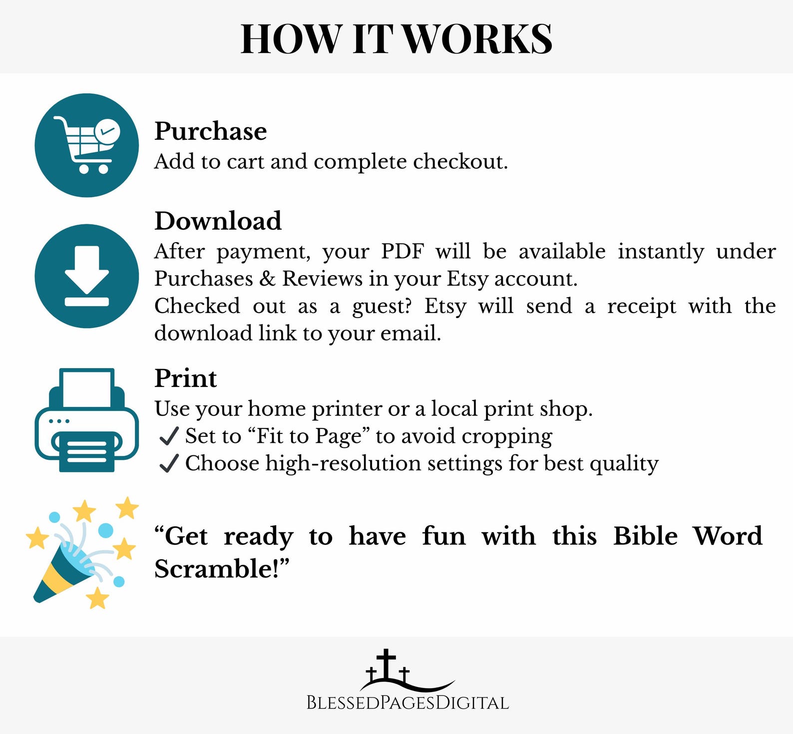 Bible Word Scramble Game: Printable Church Activity (PDF Download) - Etsy