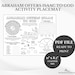 Abraham and Isaac Activity Placemat: Sunday School Bible Coloring (PDF ...