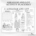 Abraham and Lot Activity Placemat: Bible Coloring Page (PDF Download ...
