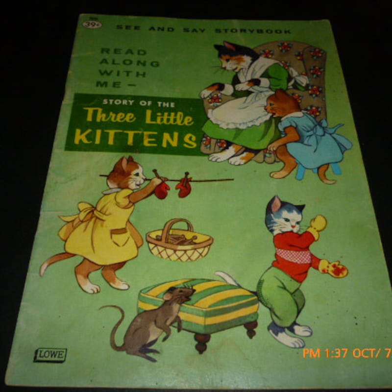Three Little Kittens - Etsy