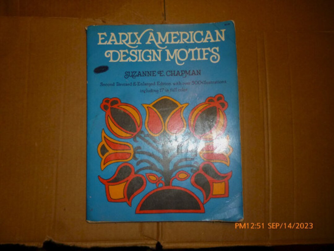 Early American Design Motifs Chapman 500 Illustrations 17 in Full Color ...
