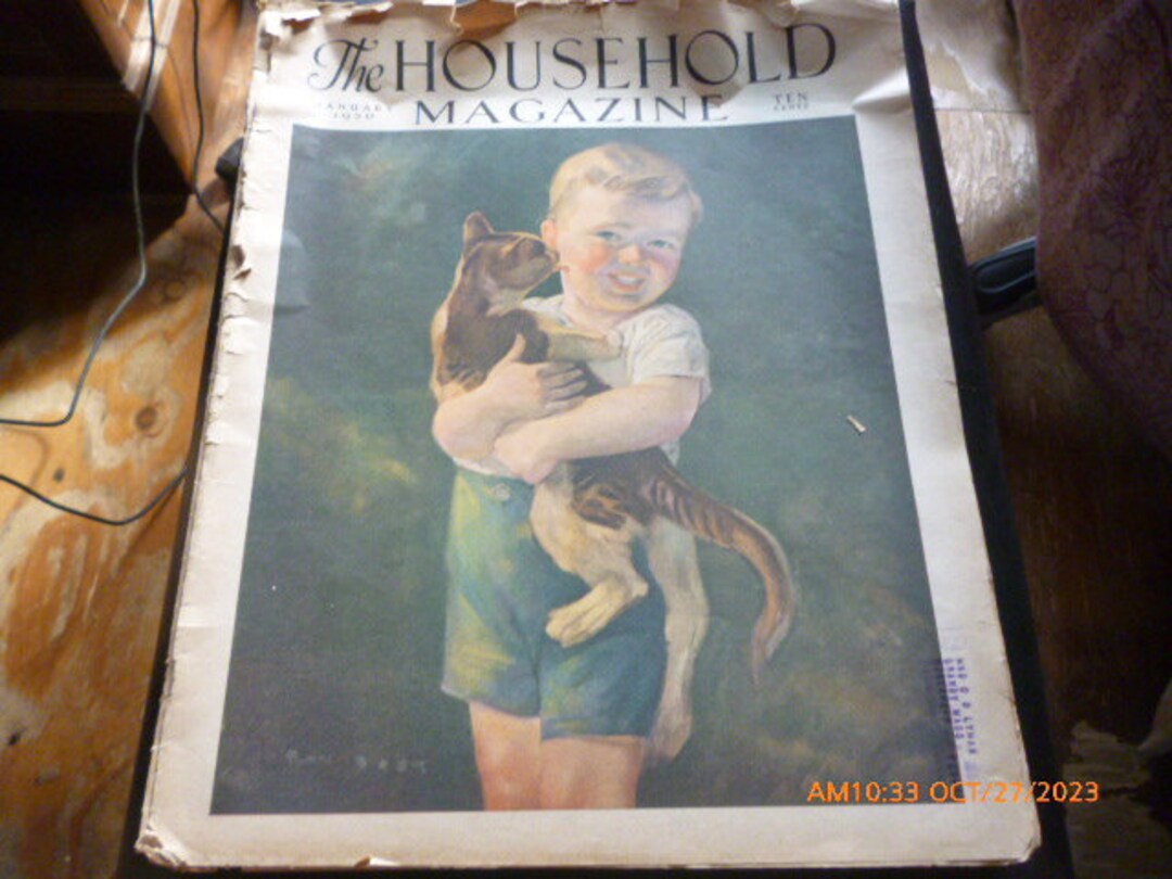 The Household Magazine January 1930 Vintage Magazine Fashion Recipes ...