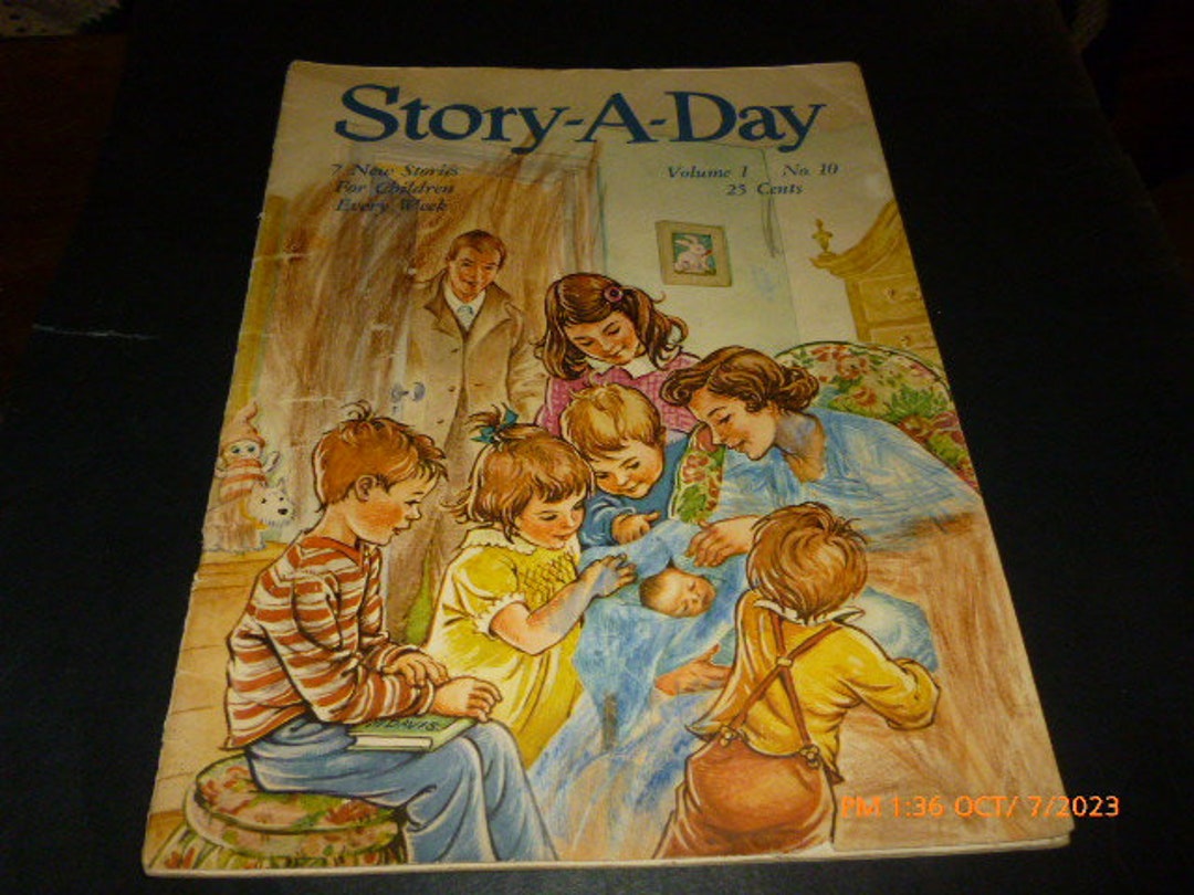1953 Story-a-day Vol I #10 Stories for Children Homeschooling Display ...