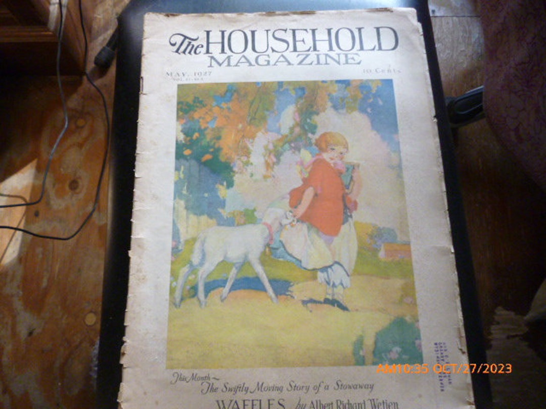 The Household Magazine May 1927 Vintage Magazine Fashion Recipes ...