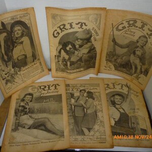 Grit Story Section 1930's- 1940's Fantastic Lot of 13 Fashion Recipes ...