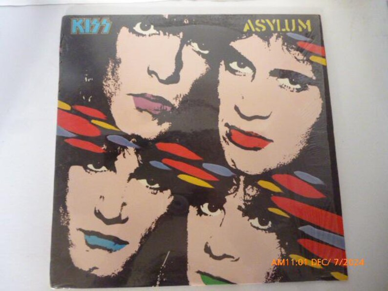 KISS LP 1985 Asylum Polygram Records 4228260991 No Makeup Pic Original ...