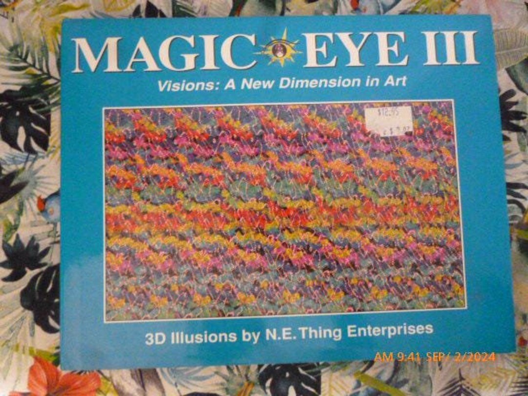Magic Eye III 3D Illusions Book - Visions New Dimension in Art VTG ...