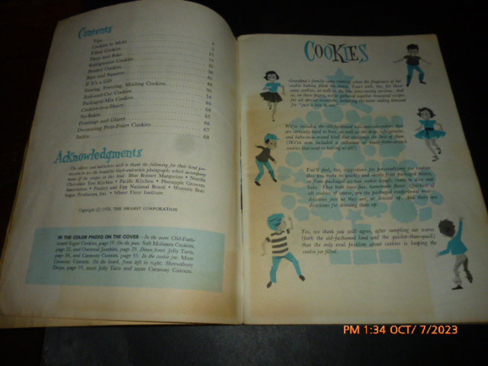 1958 Good Housekeeping Book of Cookies Cookbook Advertising Recipes ...