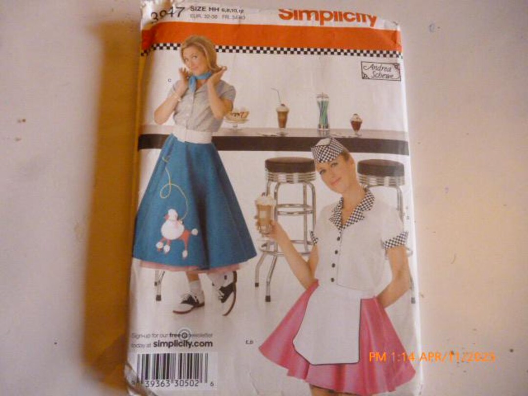 Simplicity 3847 Retro 1950's Poodle Skirt by Andrea Schewe - Simplicity ...