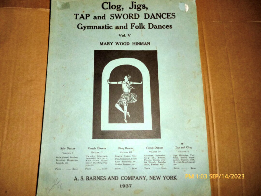 1937 Clog Jigs Tap & Sword Dances Gymnastic Folk Dances Columbia Clog ...