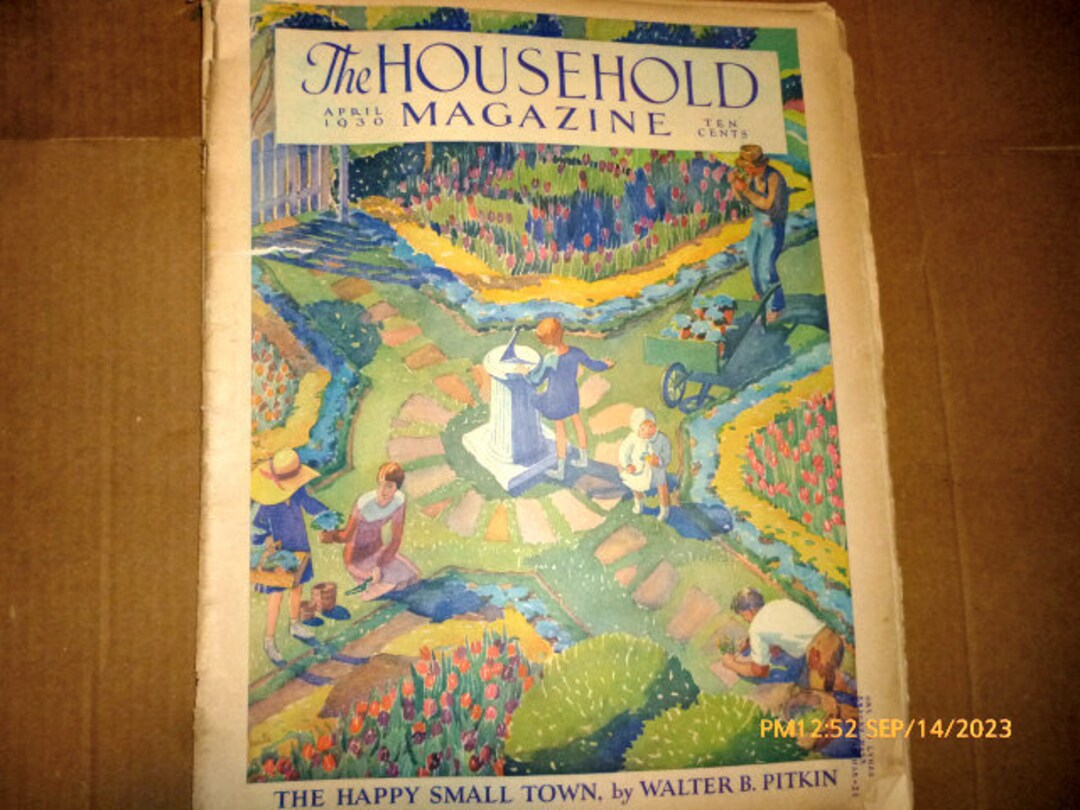 The Household Magazine April 1930 Vintage Magazine Fashion Recipes ...