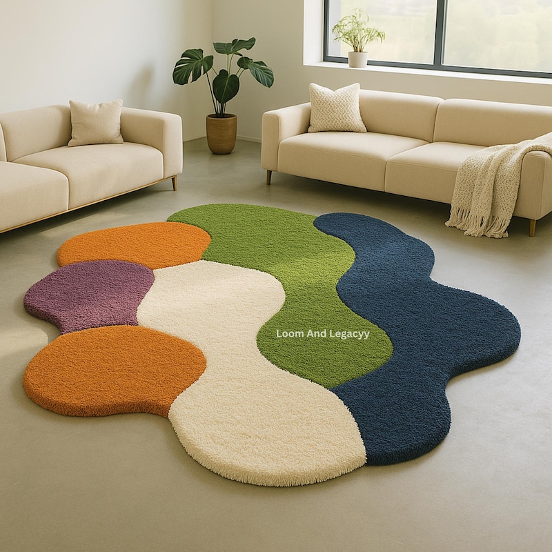 Blob Rug - Etsy