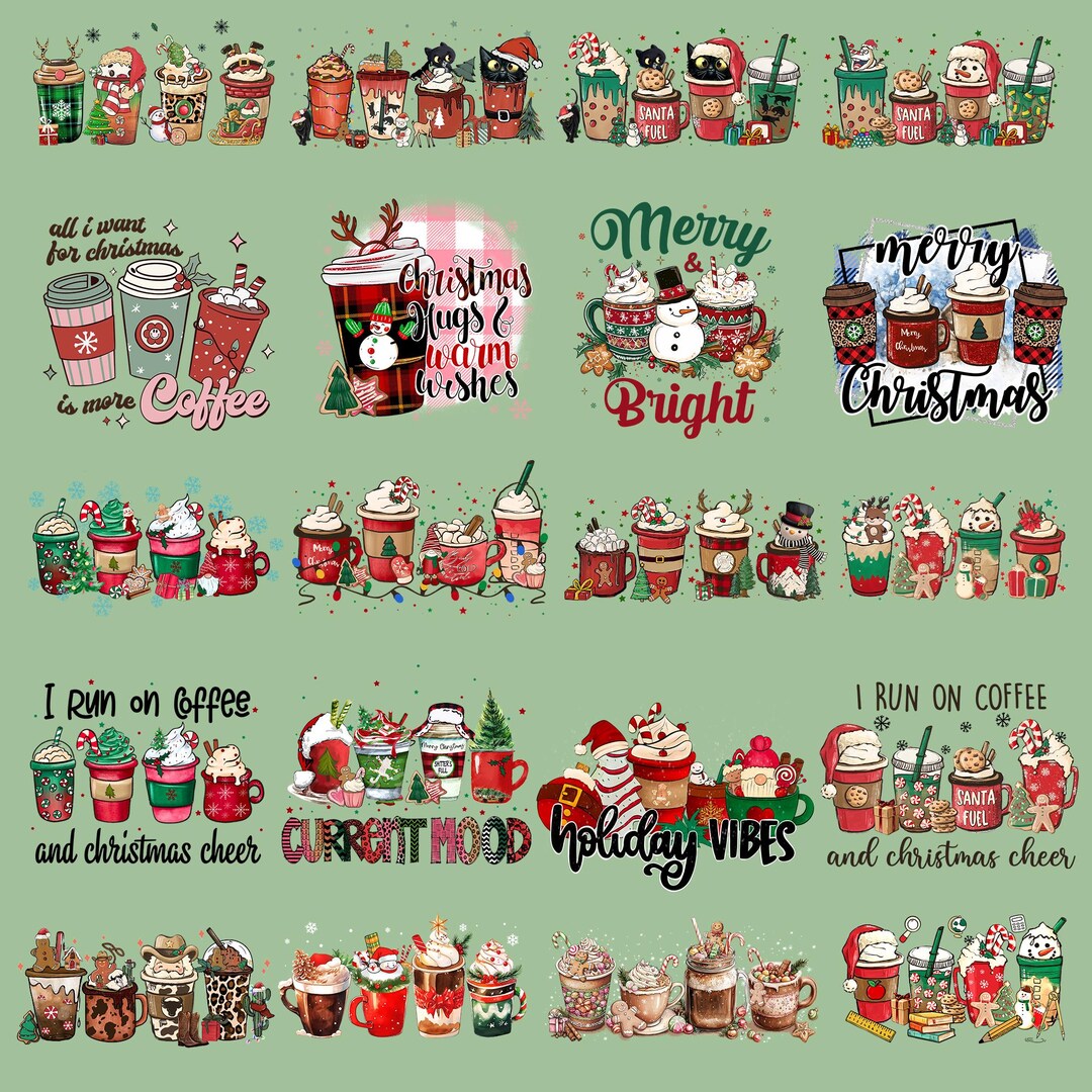 25 Png Christmas Coffee, Tis the Season, Christmas Coffee Latte Png ...