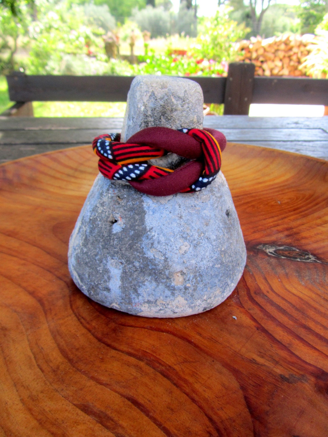 Infinity Knot Bracelet African Print Textile Bridesmaid Gift - Etsy