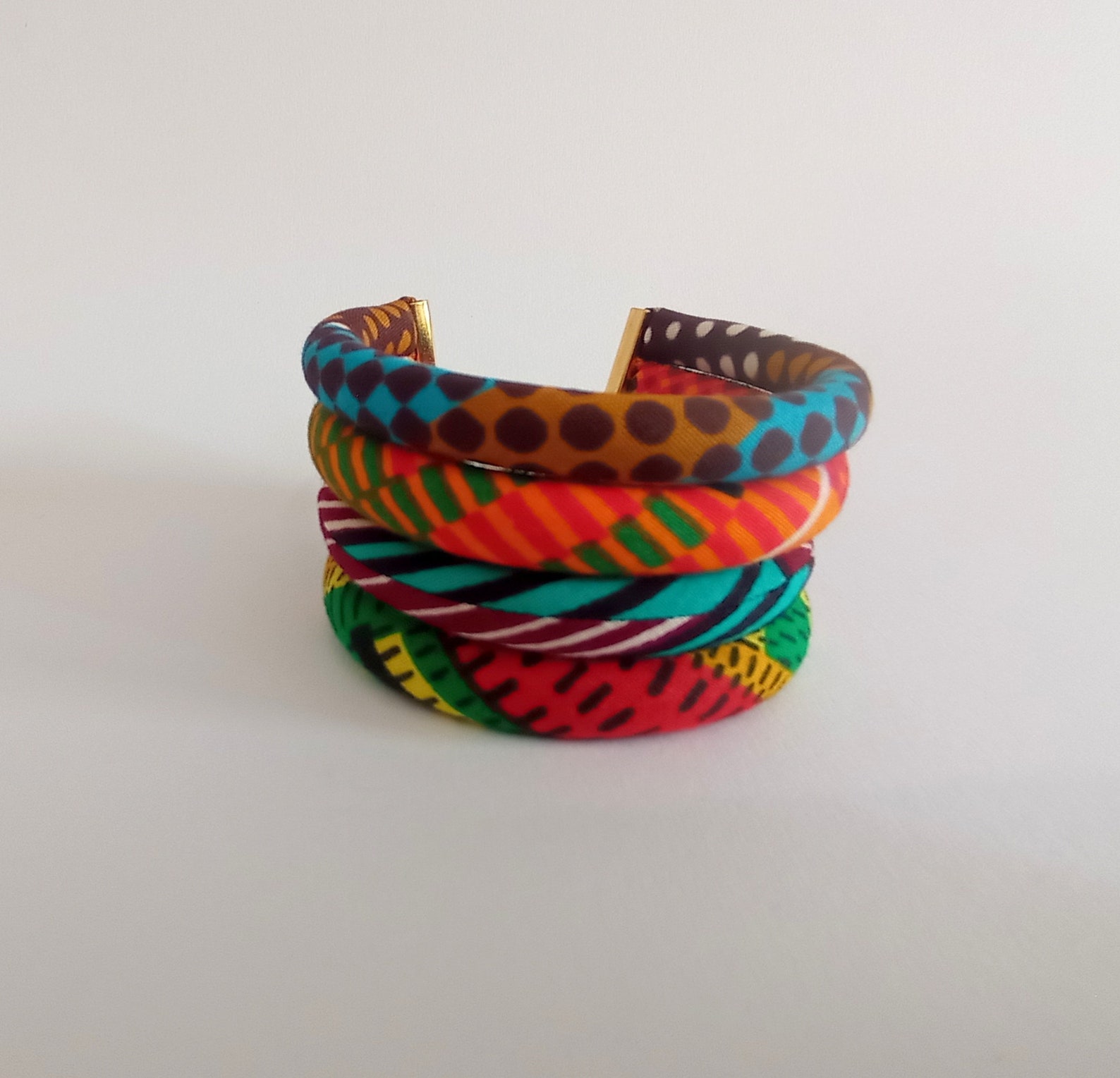 African Textile Patchwork Knot Jewelry, Kente Fabric Bib Necklace - Etsy