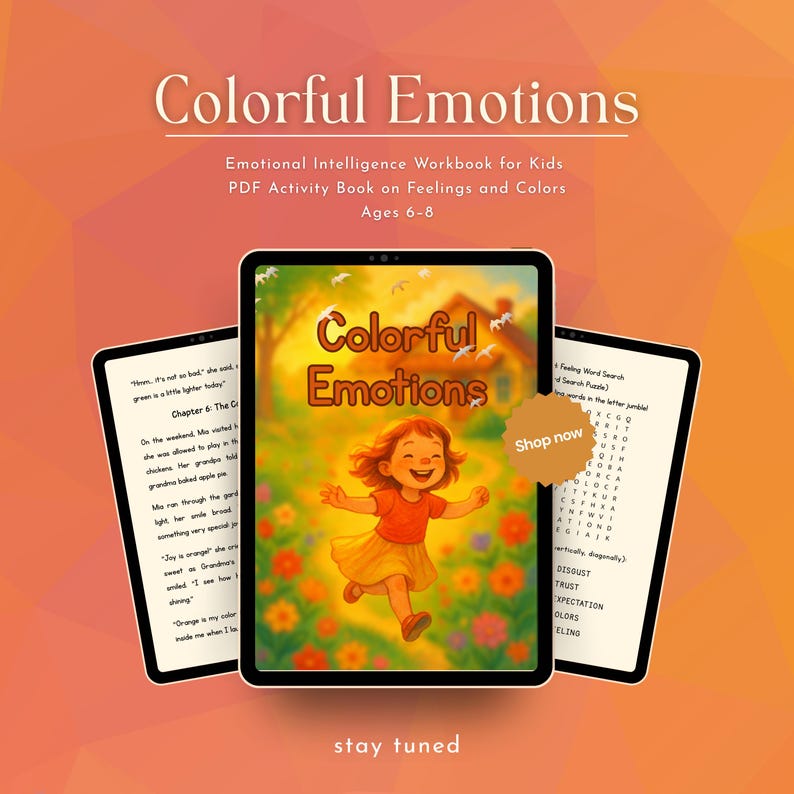 Emotional Intelligence Workbook for Kids: Feelings & Colors PDF ...