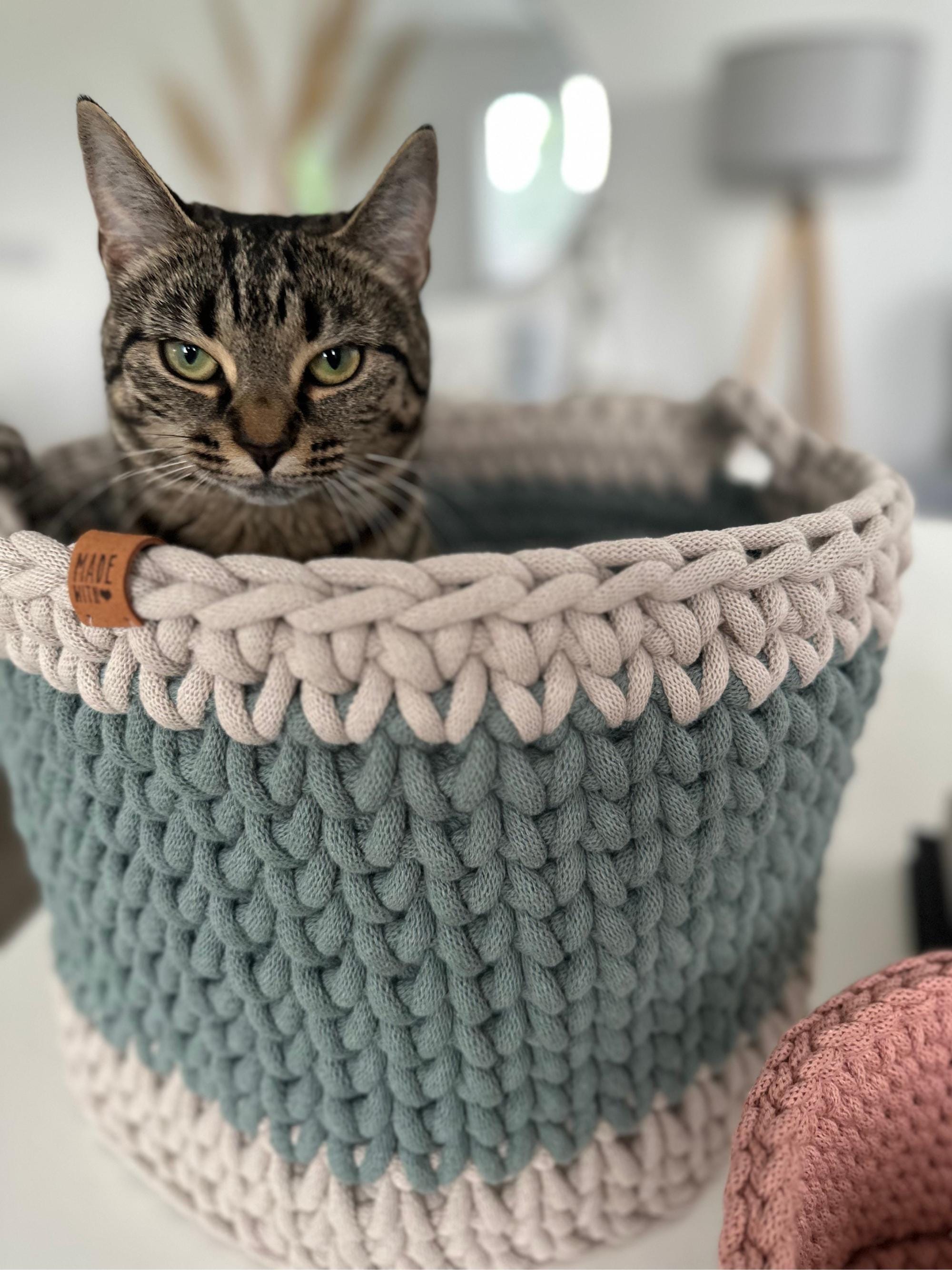 Extra Large Crochet Basket Pattern PDF | Sturdy Toy & Blanket Basket ...