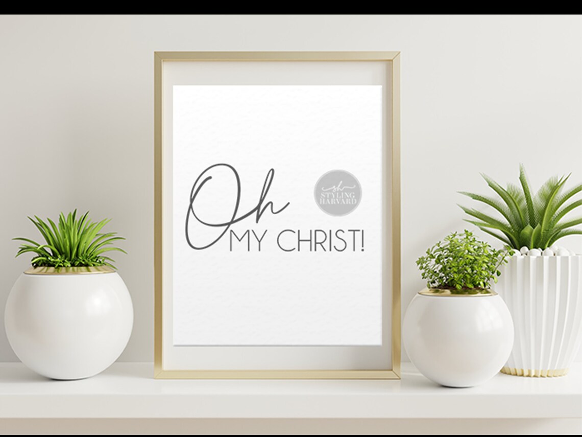 Oh My Christ Pamela Shipman Quote Gavin and Stacey - Etsy