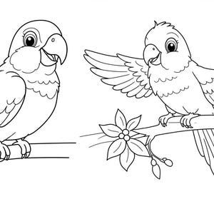 Pet Coloring Pages for Kids – Cute Dogs & Cats – Printable Animal ...