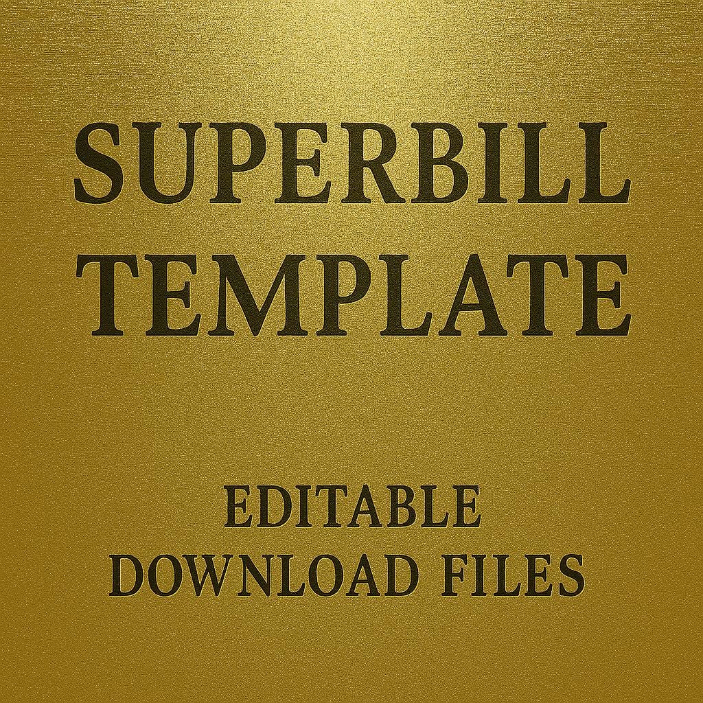 Editable Superbill Template for Therapists, Lpcs, Nutritionists ...