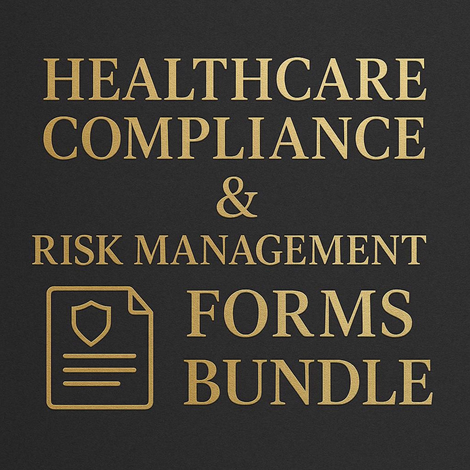 Healthcare Compliance Forms Bundle | Editable Templates (word + PDF) - Etsy