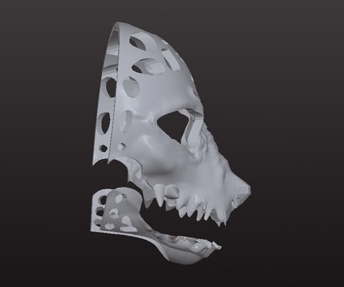 Scary Canine Fursuit Flexible Jaw Headbase - Etsy