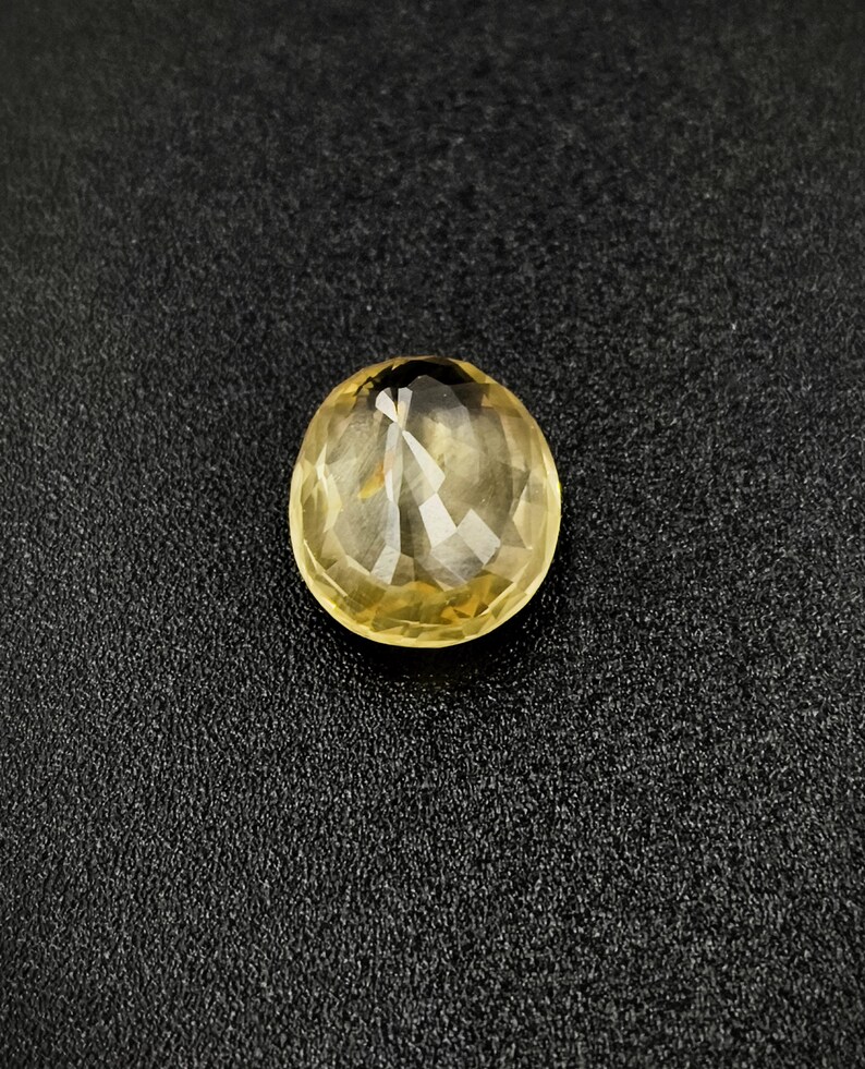 Natural Yellow Sapphire | No Heat Gemstone for Jewelry Making | Weight ...