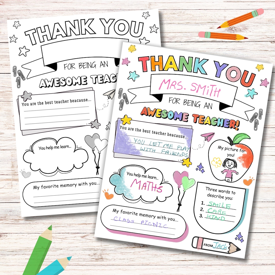 Teacher Appreciation Printable Coloring Page, Teacher Appreciation ...