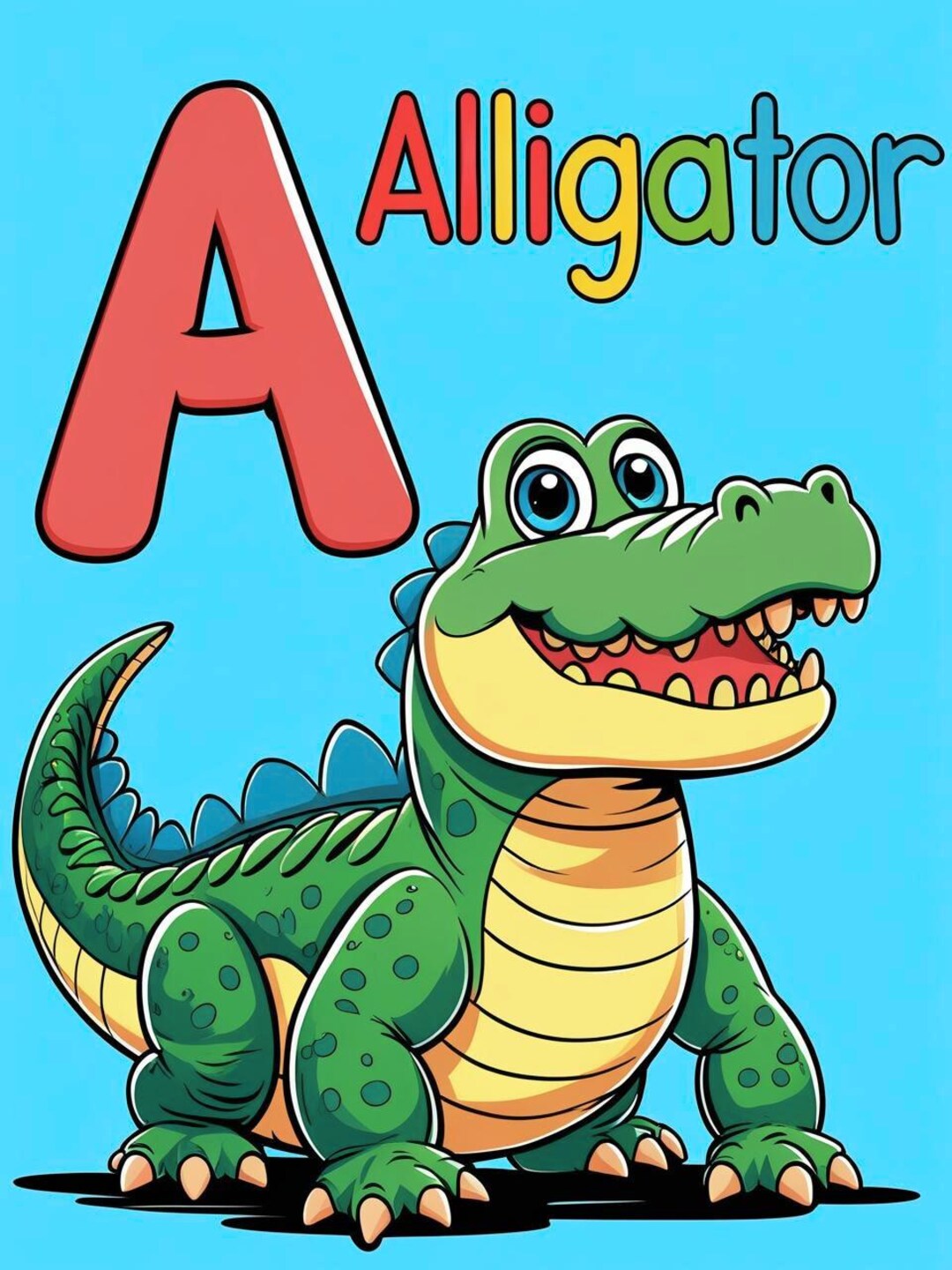 ABC Animal Alphabet Coloring Book for Kids | Printable Educational PDF ...
