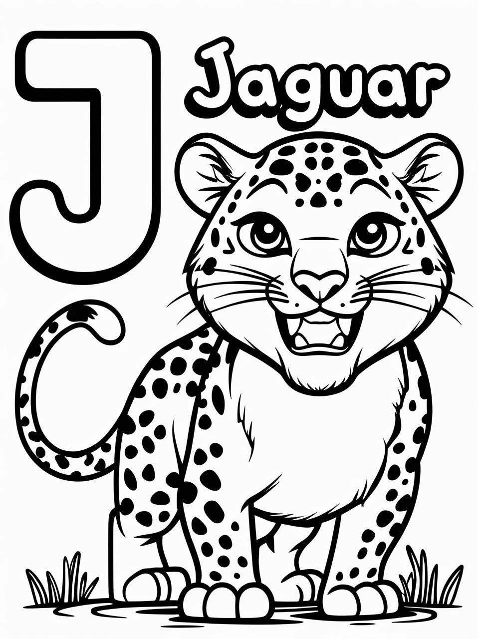 ABC Animal Alphabet Coloring Book for Kids | Printable Educational PDF ...