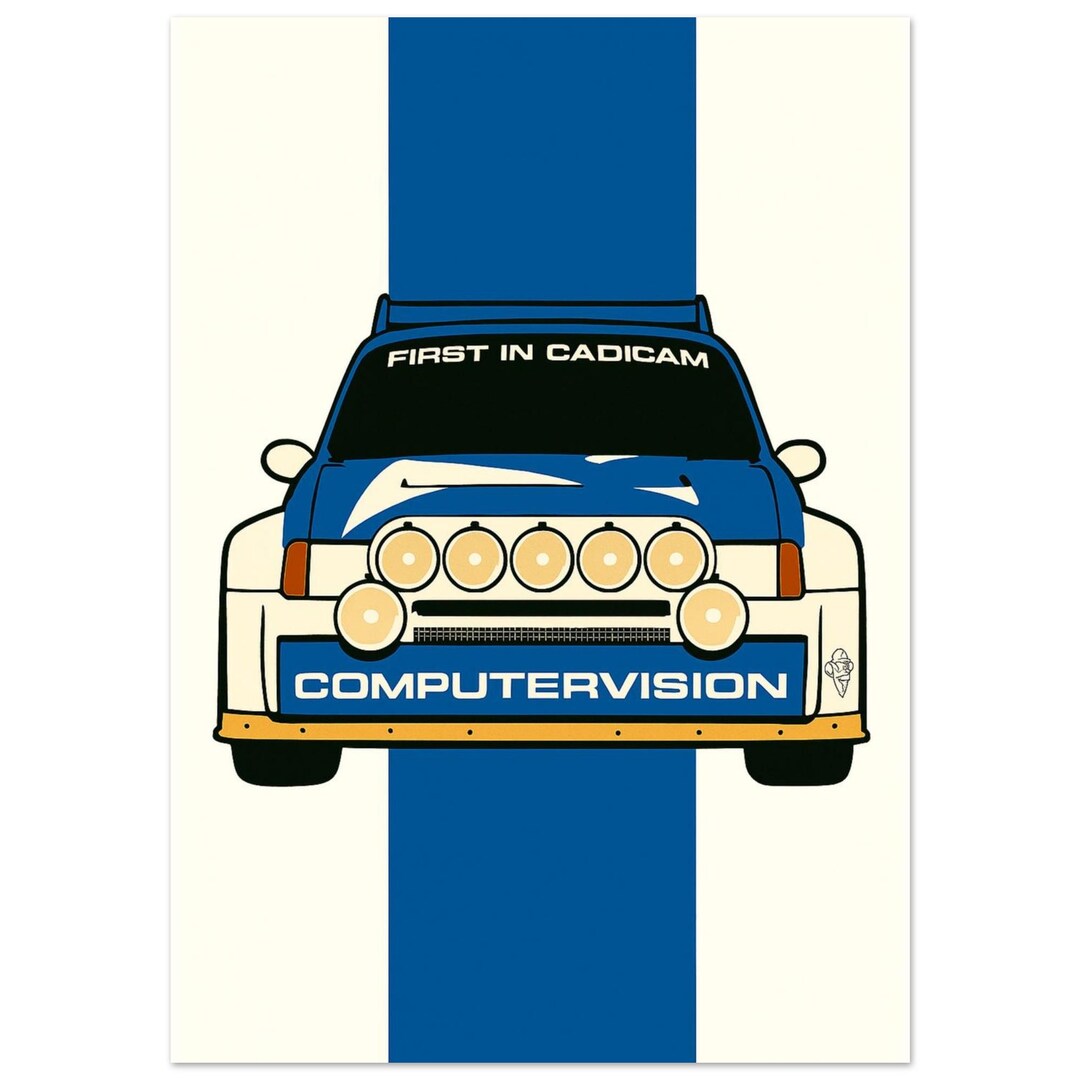 MG Metro 6R4 Rally Car Poster: Group B Motorsport Art Print - Etsy