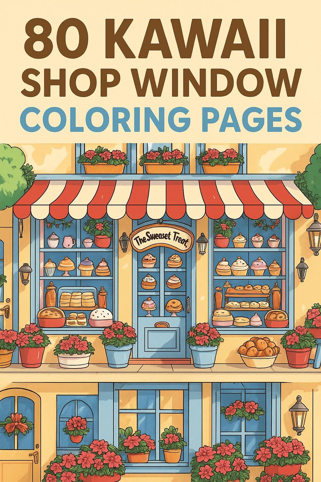 80 Kawaii Shop Coloring Pages for Kids & Adults - Cute Printable ...