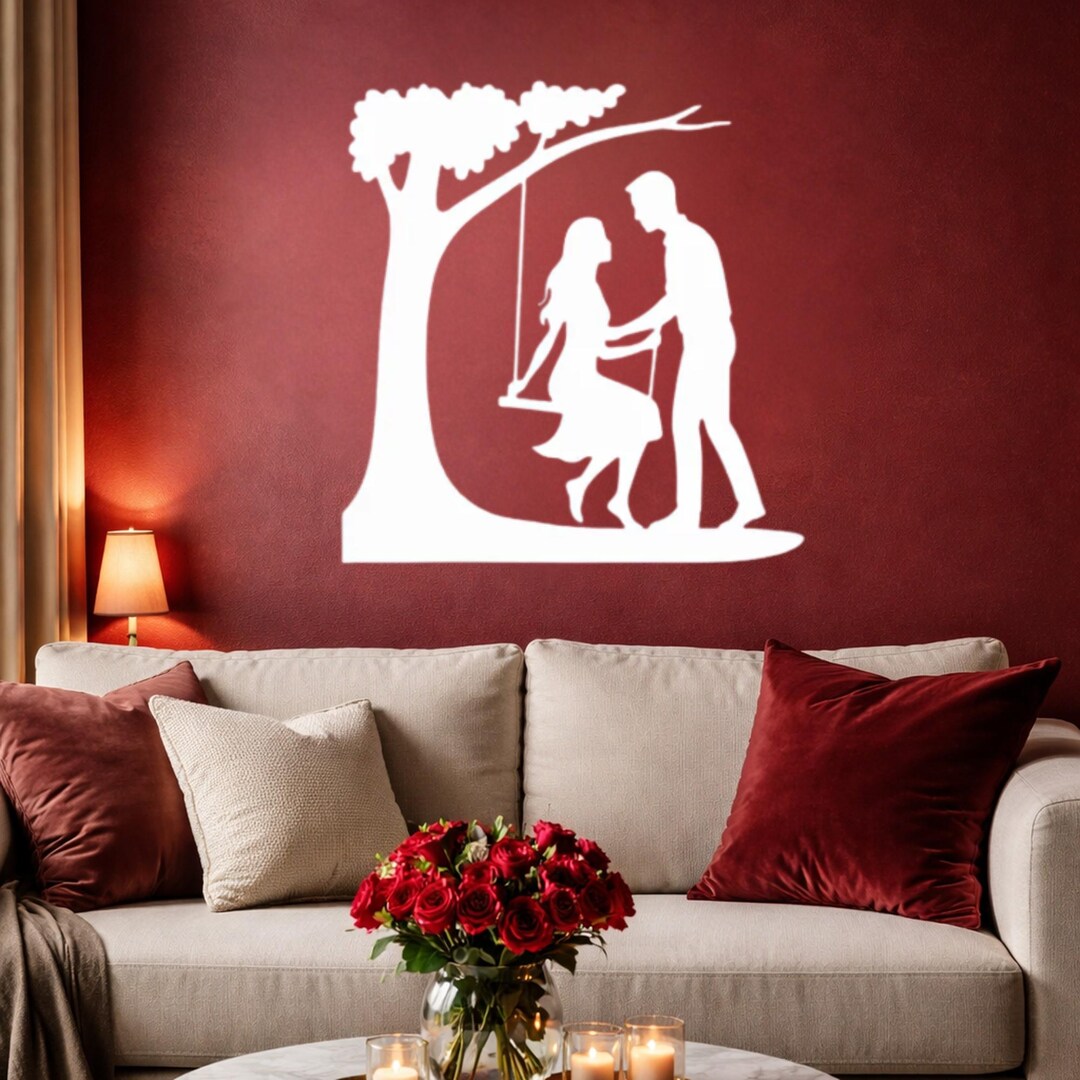Valentine Romantic Couple Metal Wall Art – Love Gift for Couples - Etsy