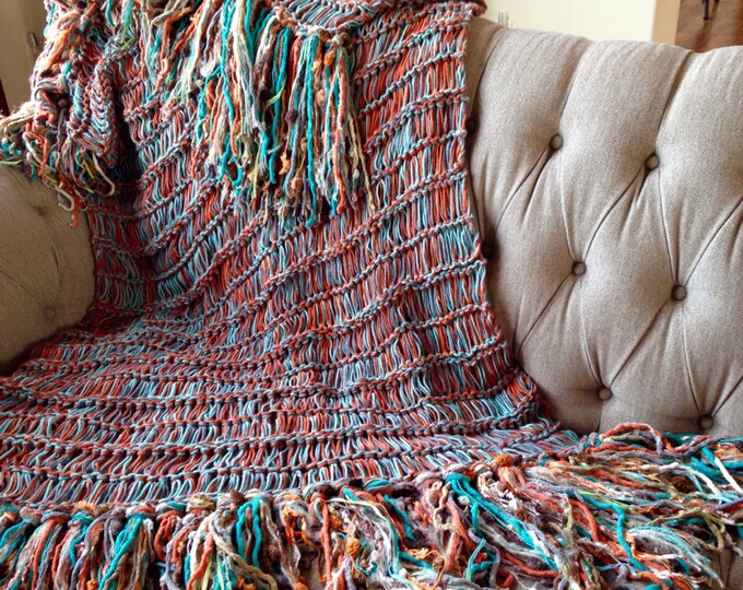 Turquoise Home Decor Turquoise Throw Turquoise Decor Turquoise Blanket ...