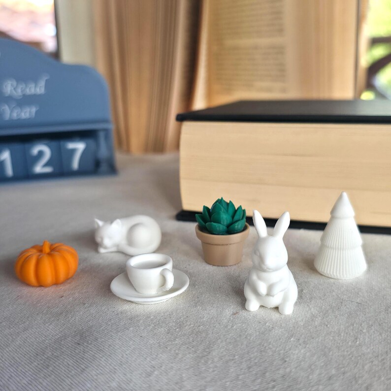 Book Counter - 3D Printed Reading Tracker - Books Read This Year - Etsy
