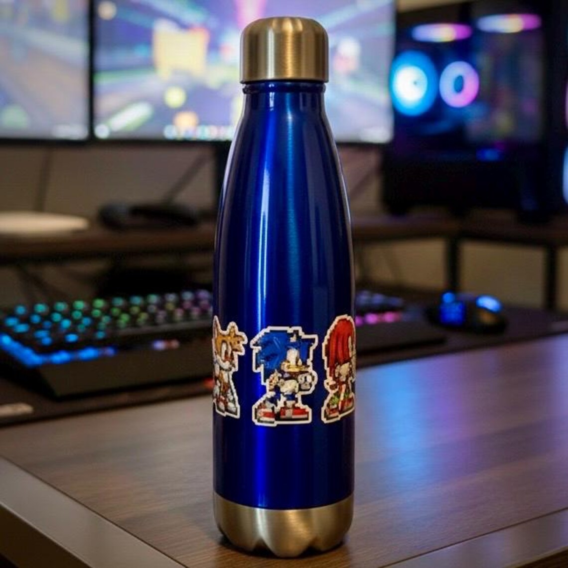 Holographic 8-bit Pixelated Sonic the Hedgehog Vinyl Sticker Sheet - Etsy