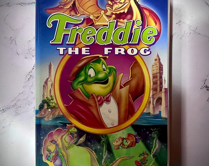 Freddie the Frog (VHS, 1992) Animated Movie, (aka Freddie as F.R.O.7 ...