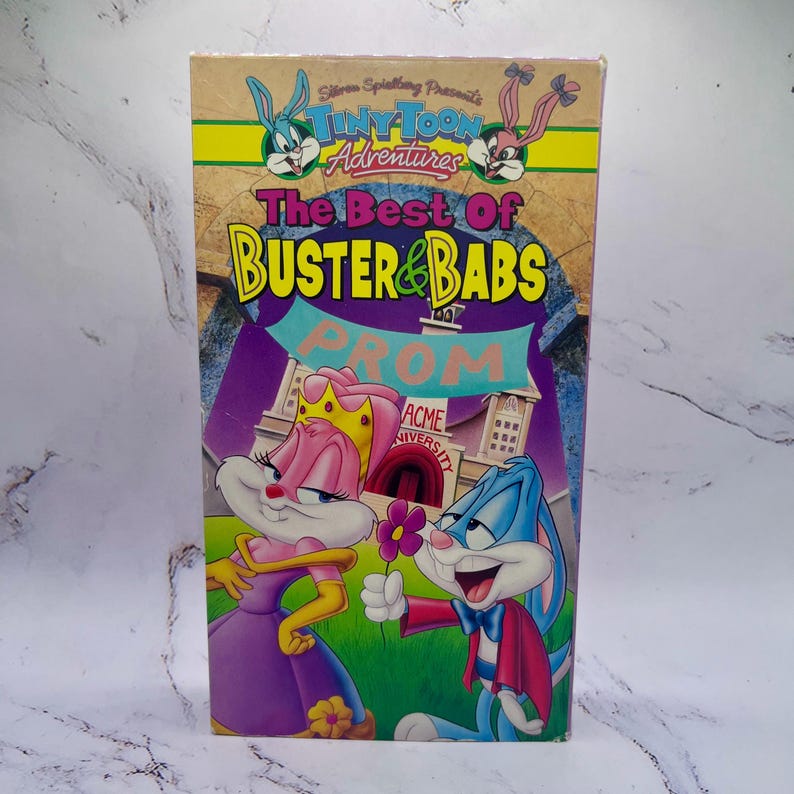 Tiny Toon Adventures The Best Of Buster Babs Vhs 1993 Etsy