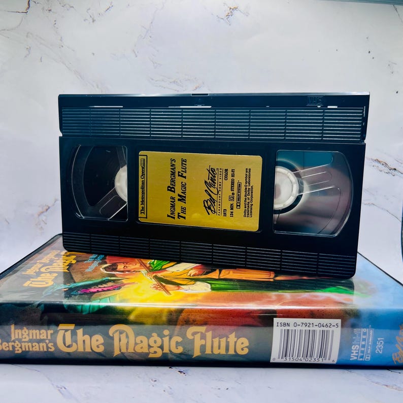 The Magic Flute (VHS Tape, 1975) Ingmar Bergman's Beloved Opera Film - Etsy