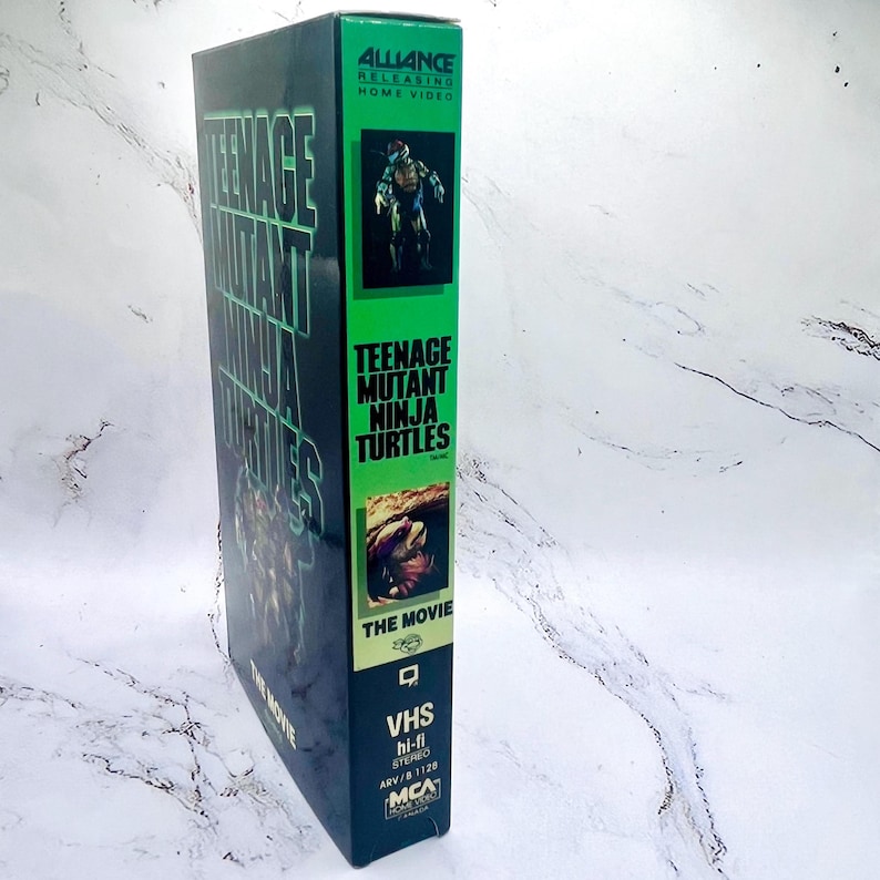 Teenage Mutant Ninja Turtles (VHS, 1990) the Movie - Etsy